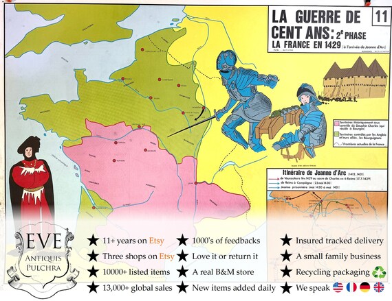Vintage French Poster School Learning Educational Wall Display - Etsy