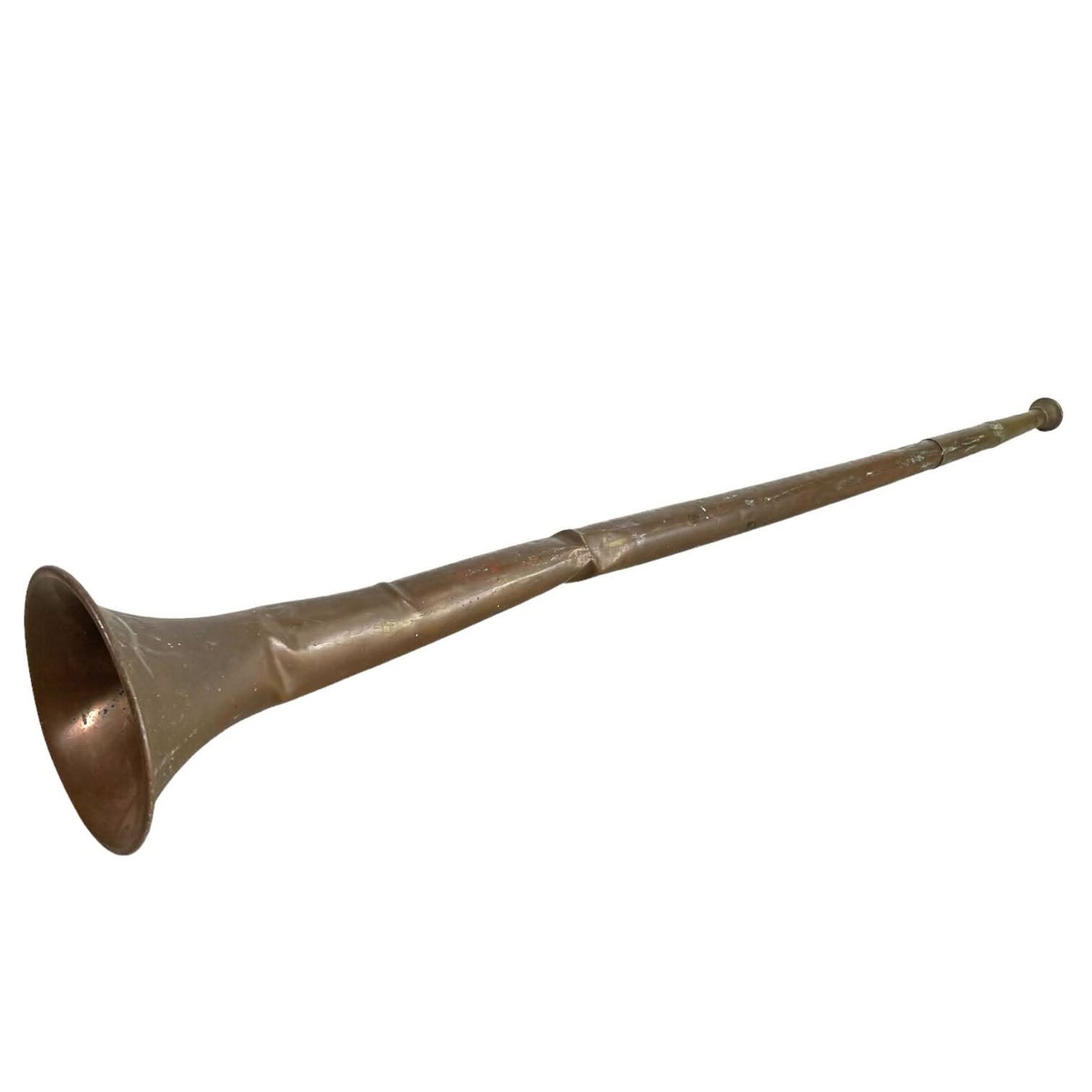 Vintage French Hunting Horn Bugle Brass Copper Musical Instrument ...