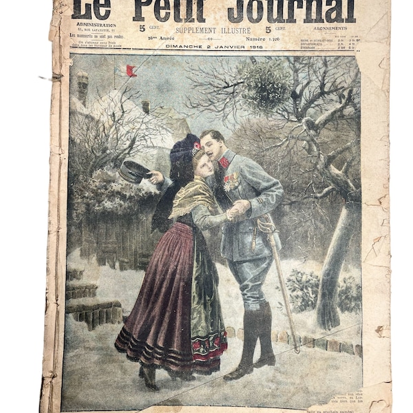Antique Newspaper - Etsy