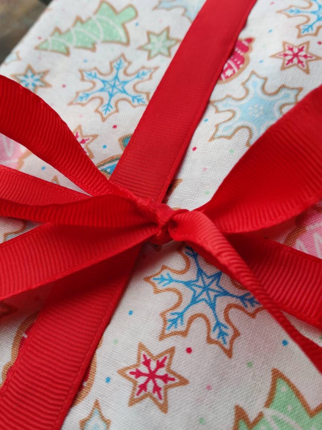 Christmas Wrapping Cloth Sustainable Reusable Furoshiki Wrap Christmas ...