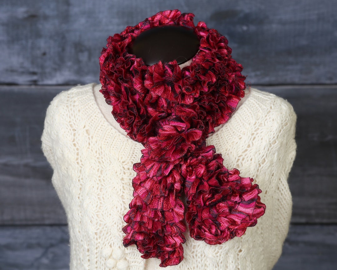 Pink Ribbon Scarf - Etsy