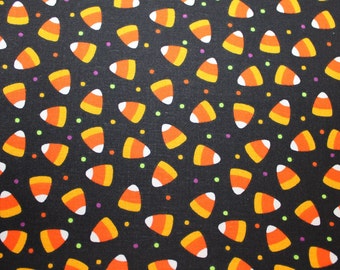 CANDY CORN FABRIC Sparkles Sold by the Half Yard Continuous Cut 100% ...