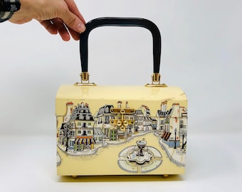 Vintage Box Purse - Etsy
