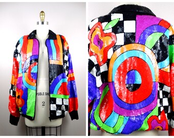 Funky Bomber Jacket - Etsy