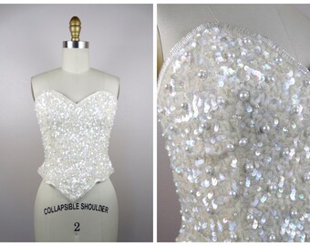 Beaded Bustier - Etsy