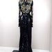 STEPHEN YEARICK Beaded Gown / Rhinestone Crystal Embellished Dress ...