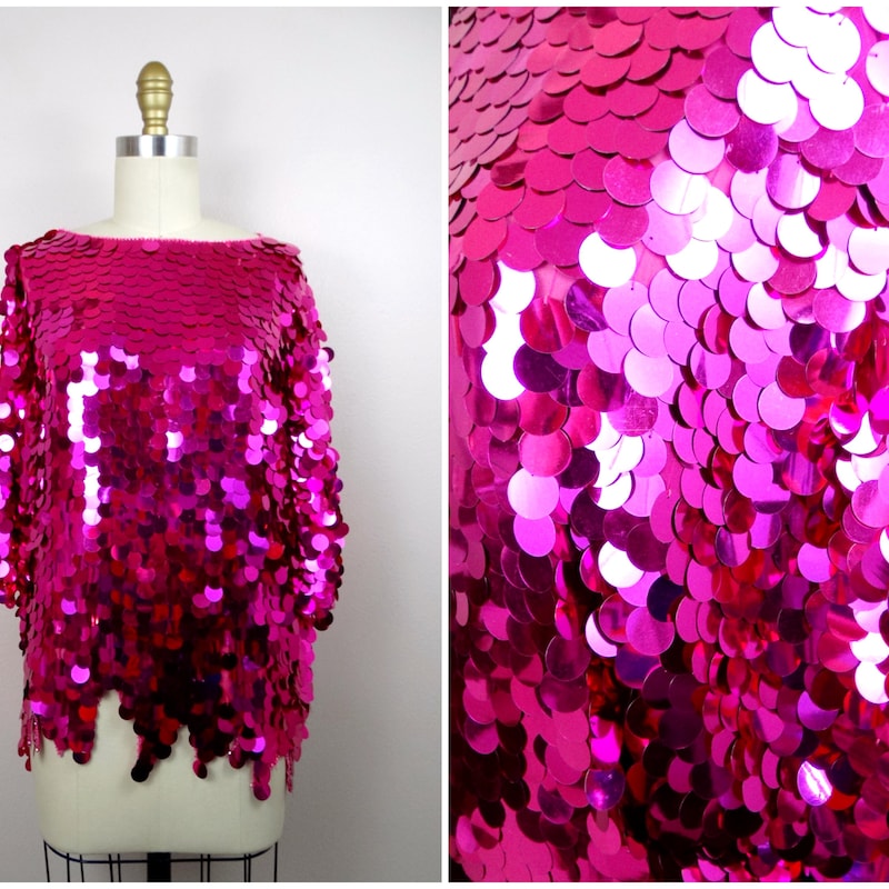 Pink Sequin - Etsy