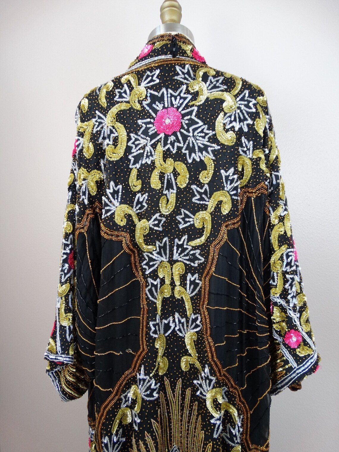 O/S Art Deco Sequin Embellished Evening Jacket / Avant Garde - Etsy