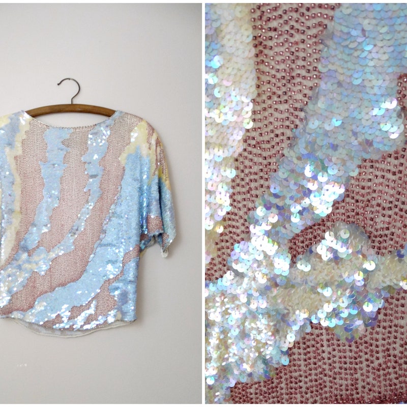 Iridescent Sequins - Etsy