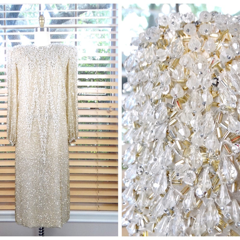 Beaded Dress - Etsy