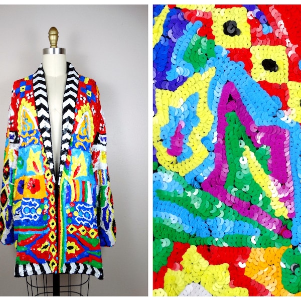 Rainbow Coat - Etsy