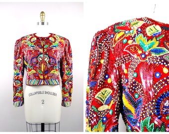 Folk Art Jacket - Etsy