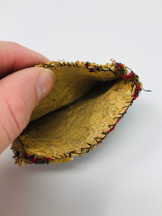 20s Folk Art Beaded Pouch // 1920s Vintage Flapper Be… - Gem
