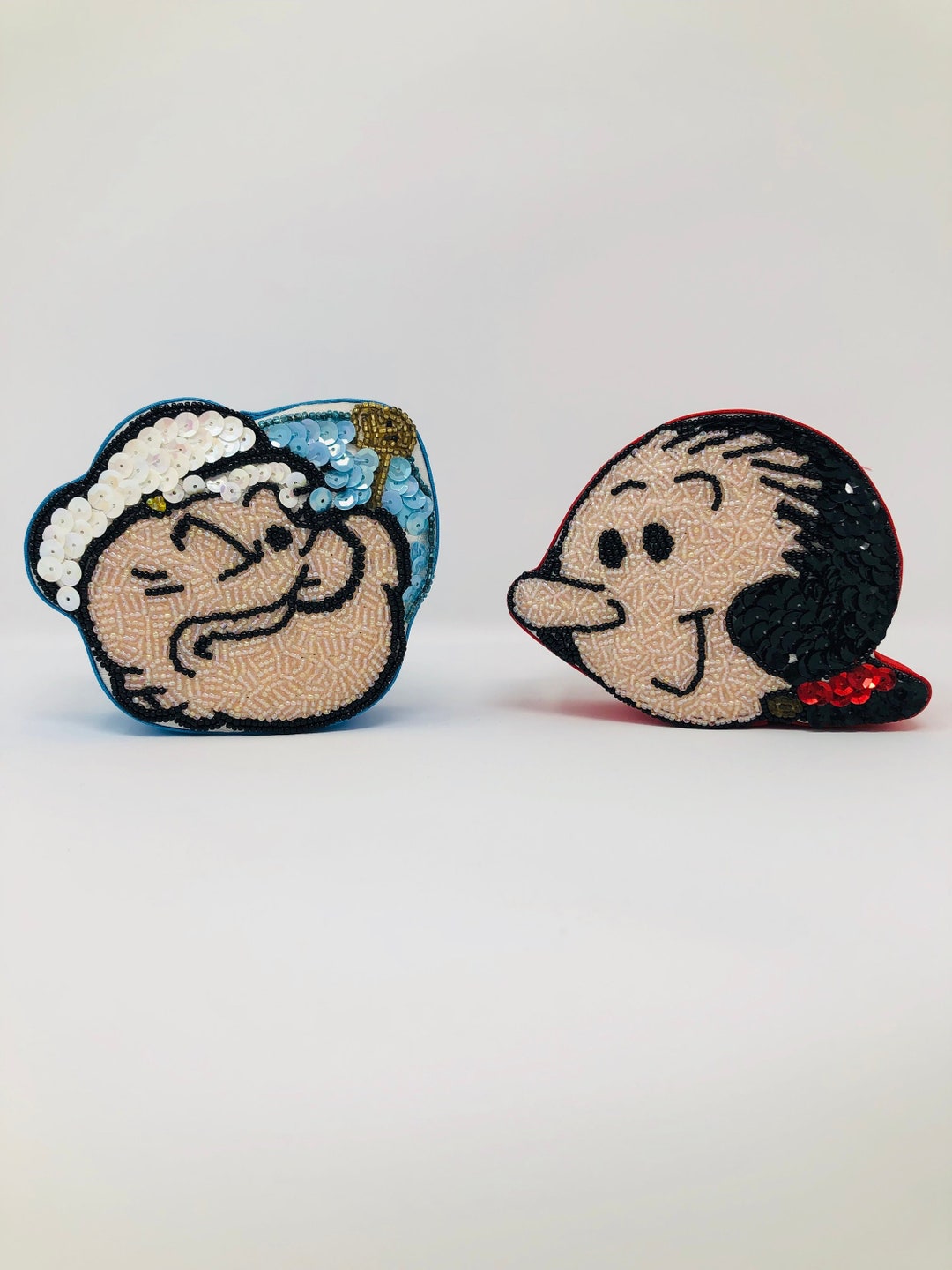 Vintage NOVELTY Cartoon Sequined Box Set // Bedazzled Beaded Sequin ...