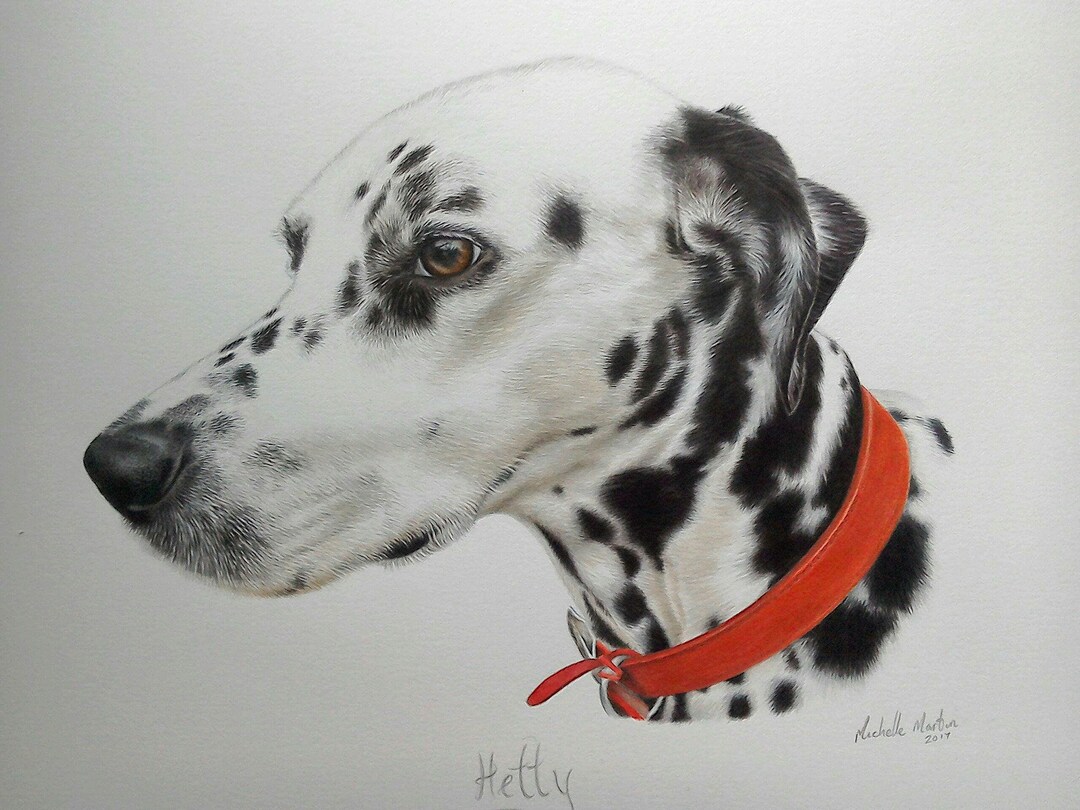Custom Pet Portrait, Original Painting Hand-painted in Watercolour ...