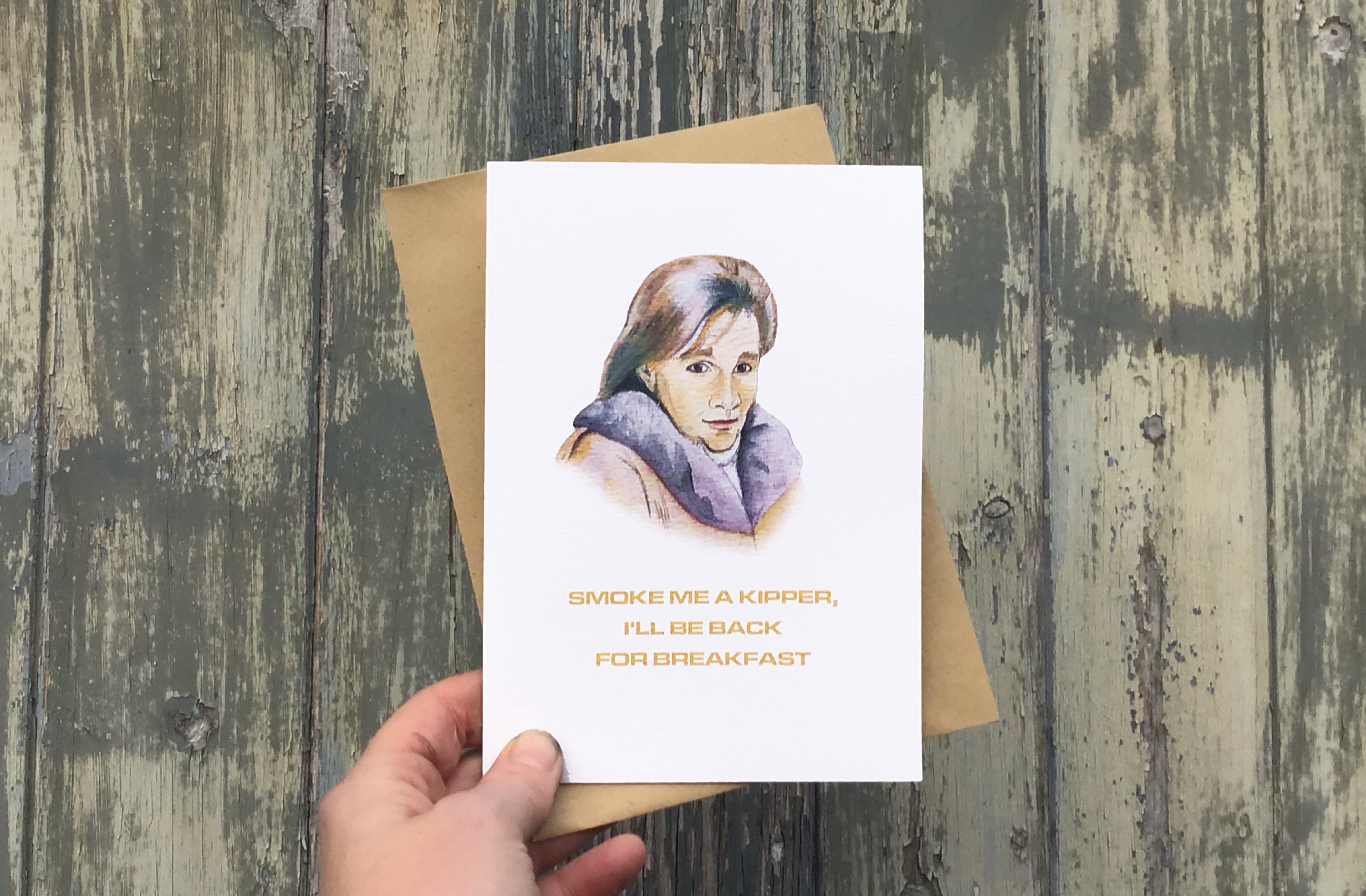 Ace Rimmer Red Dwarf Smoke Me a Kipper Sci Fi Blank - Etsy