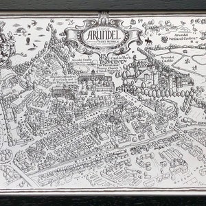 Map of Arundel Print - Etsy