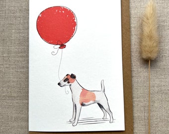 Wire Haired Fox Terrier Birthday Card - Etsy