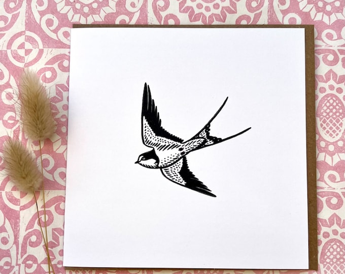Greeting Card, African or European Swallows Carrying a Coconut, Monty ...