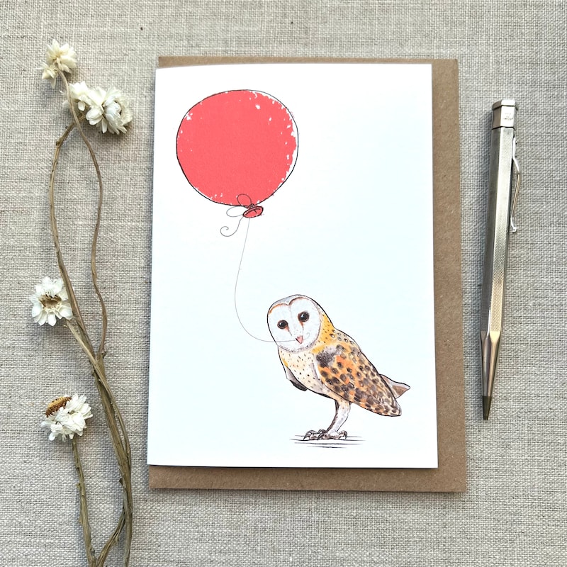 Owl Card - Etsy