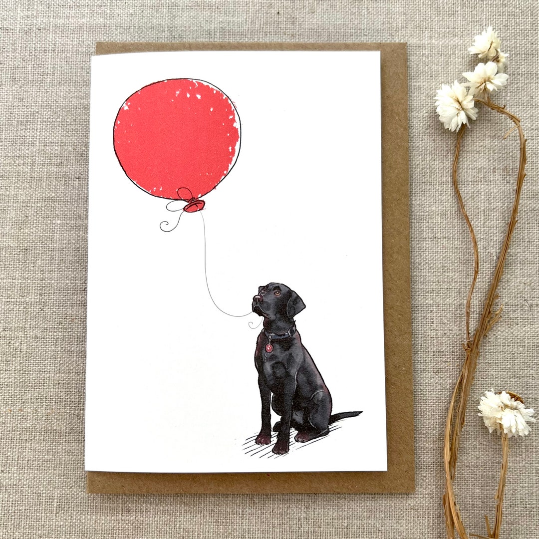 Labrador Birthday Greetings Card for Dog Lover, Labrador Card - Etsy