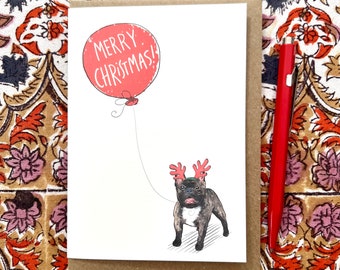 French Bulldog Card - Etsy