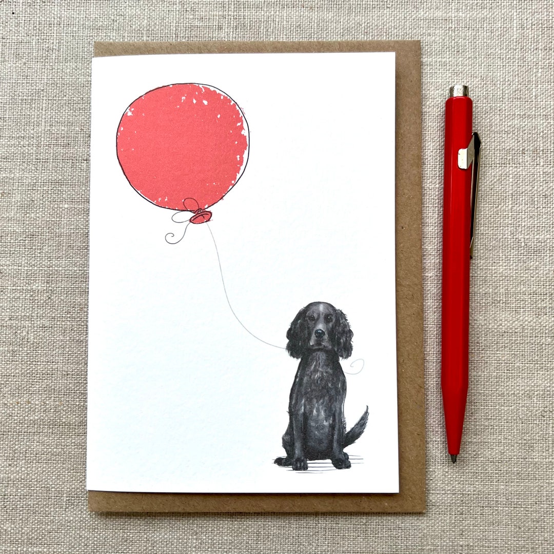 Cocker Spaniel Birthday Greetings Card for Dog Lover, Cocker Spaniel ...