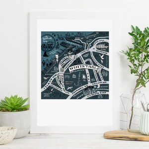 Map of Whitstable Print - Etsy