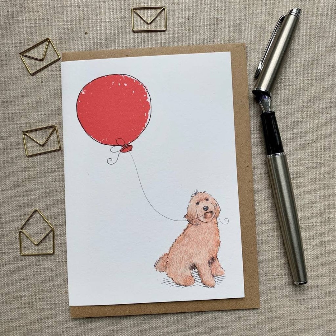 Labradoodle Birthday Greetings Card for Dog Lover, Labradoodle Card - Etsy