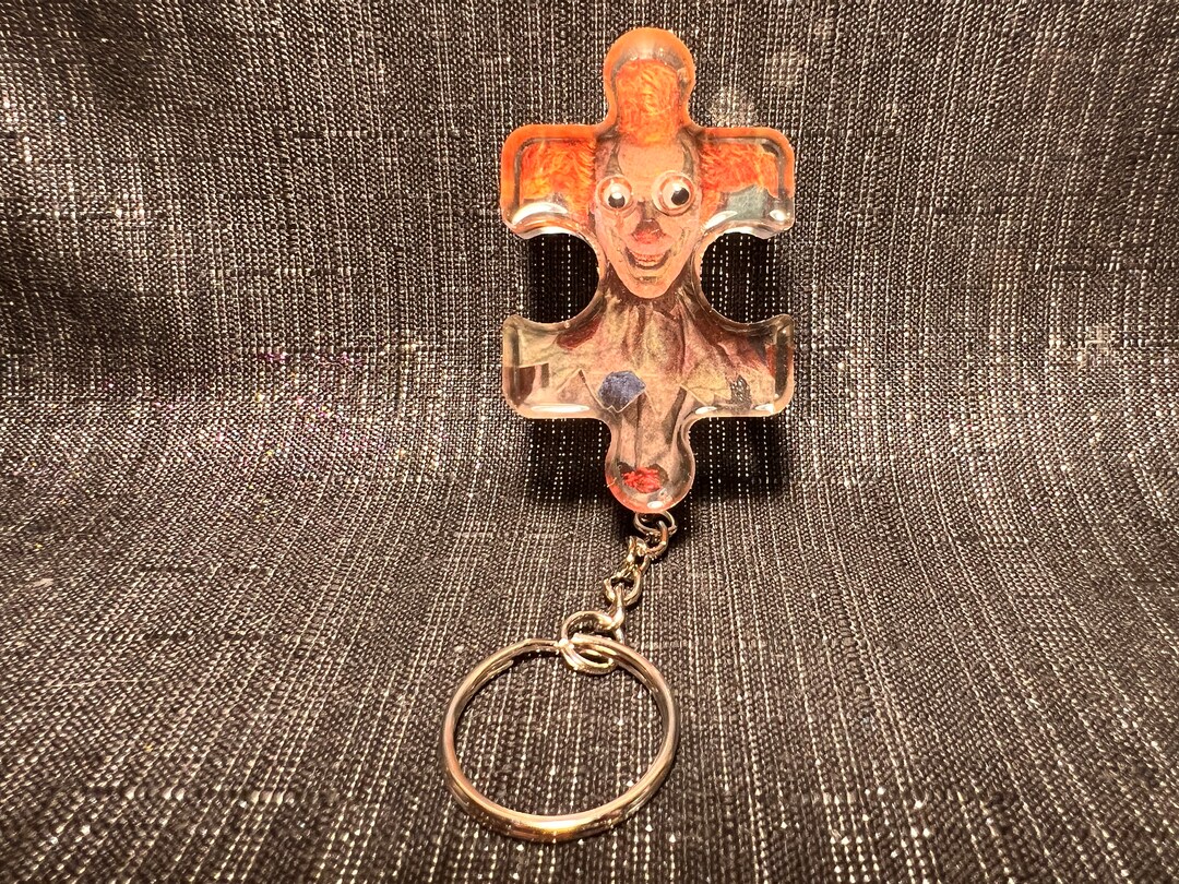 Googly Eye Jack the Clown imperfection Keychain - Etsy