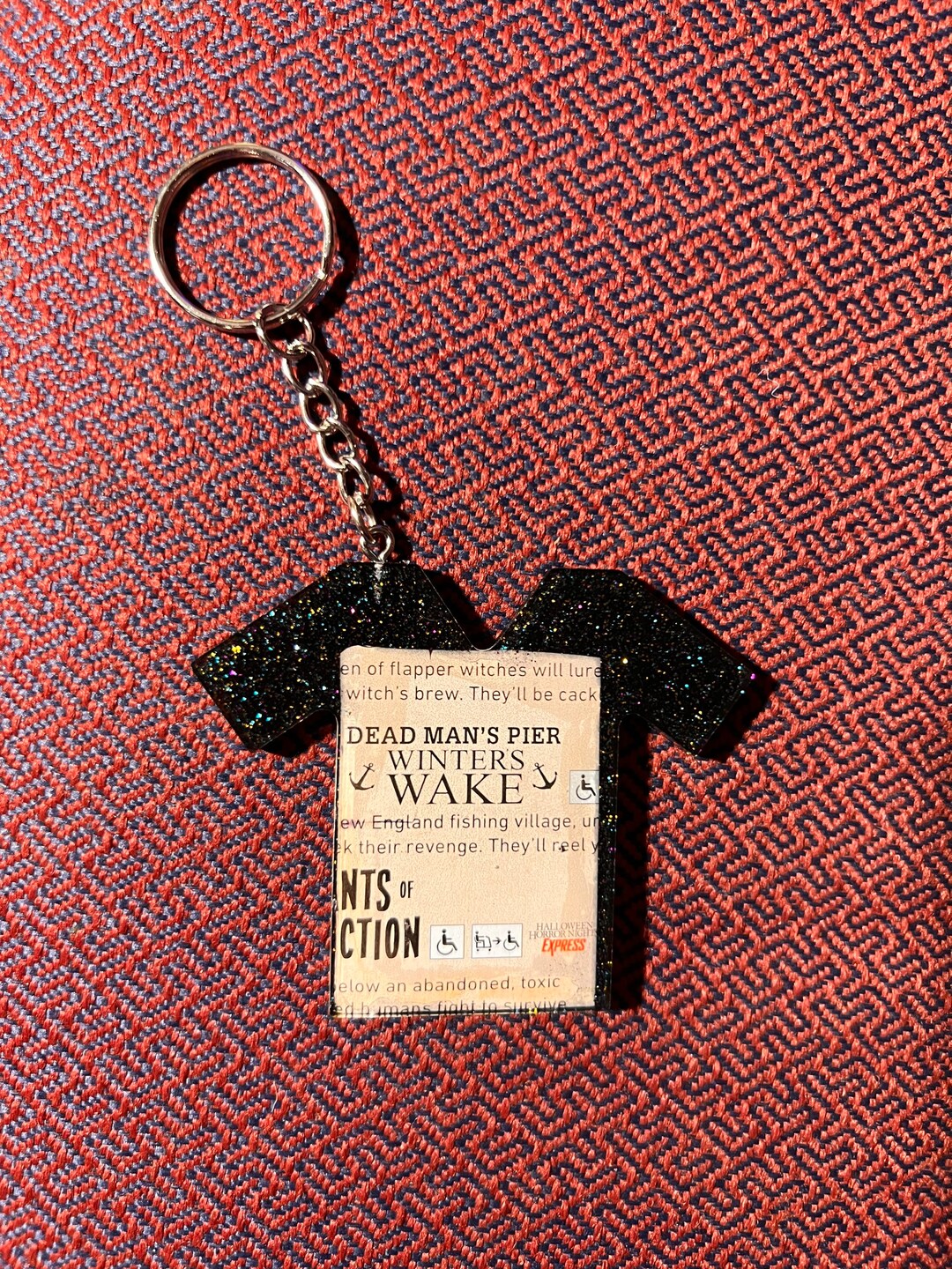 Dead Man’s Pier HHN 31 Map Shirt Style Keychain - Etsy
