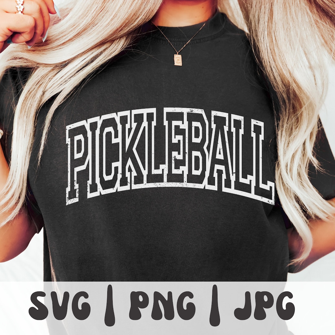 Pickleball SVG, Pickleball Clipart, Pickleball Cut File, Pickleball ...