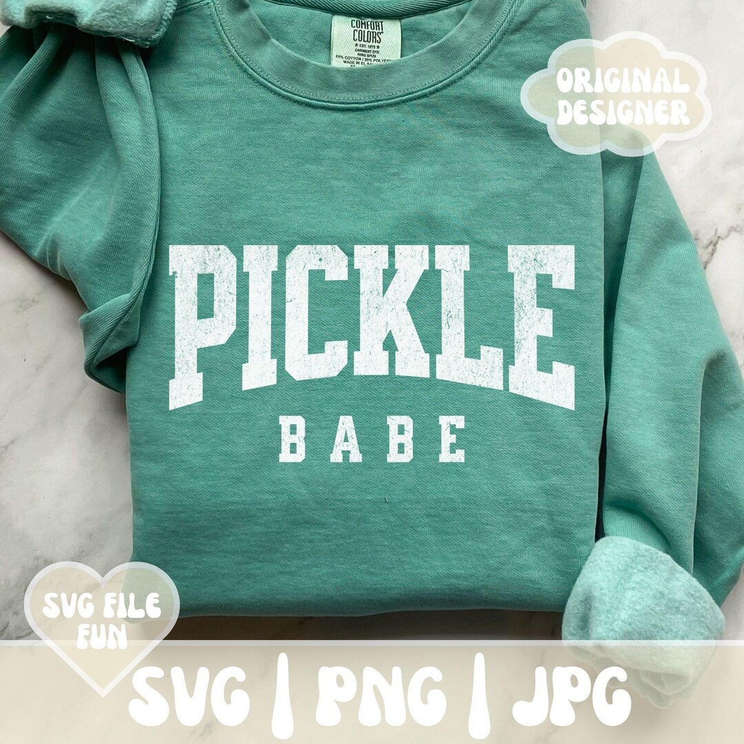Pickleball SVG, Pickleball Girl SVG, Pickle Babe SVG, Pickleball Shirt ...
