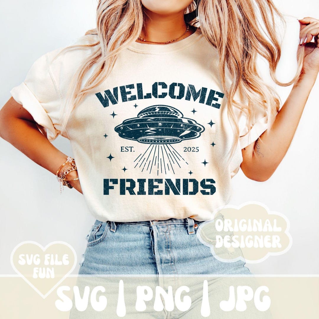 Alien Cricut SVG, Retro Alien PNG, Alien Spaceship SVG, Cute Alien Svg ...