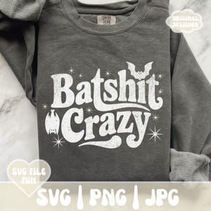 Batshit Crazy Trucker Hat SVG, Funny Halloween Trucker Hat PNG ...