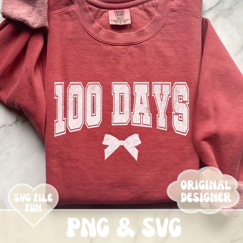 100th Day Svg - Etsy