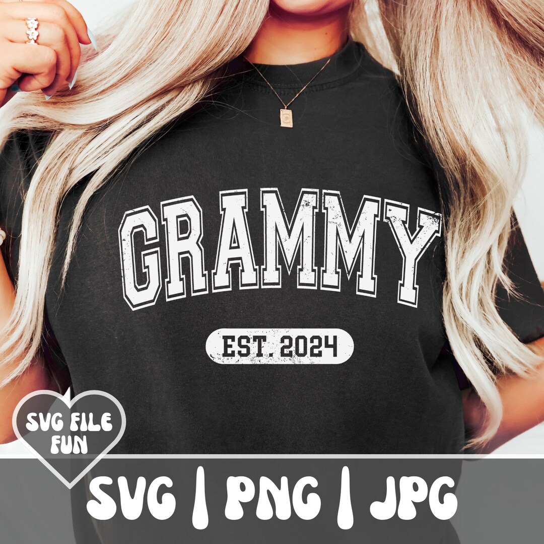 Grammy SVG, Grammy Est 2024 SVG, Blessed Grammy PNG, Grammy Trendy Svg ...