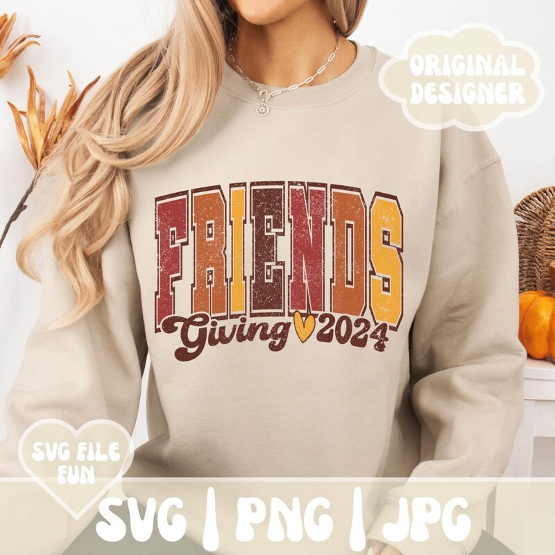 Friendsgiving Svg - Etsy