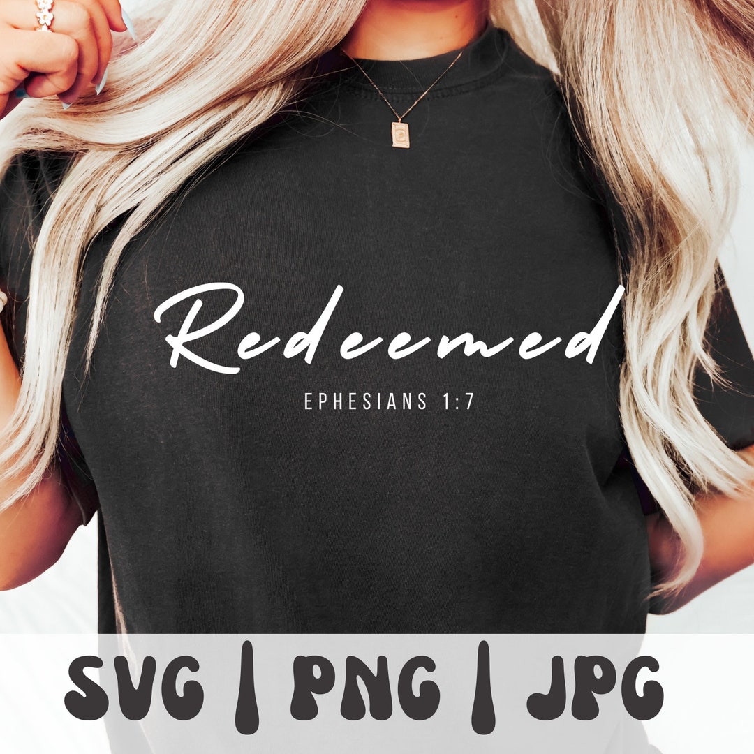 Redeemed SVG, Redeemed Youth Svg, Redeemed PNG, Christian Svg ...