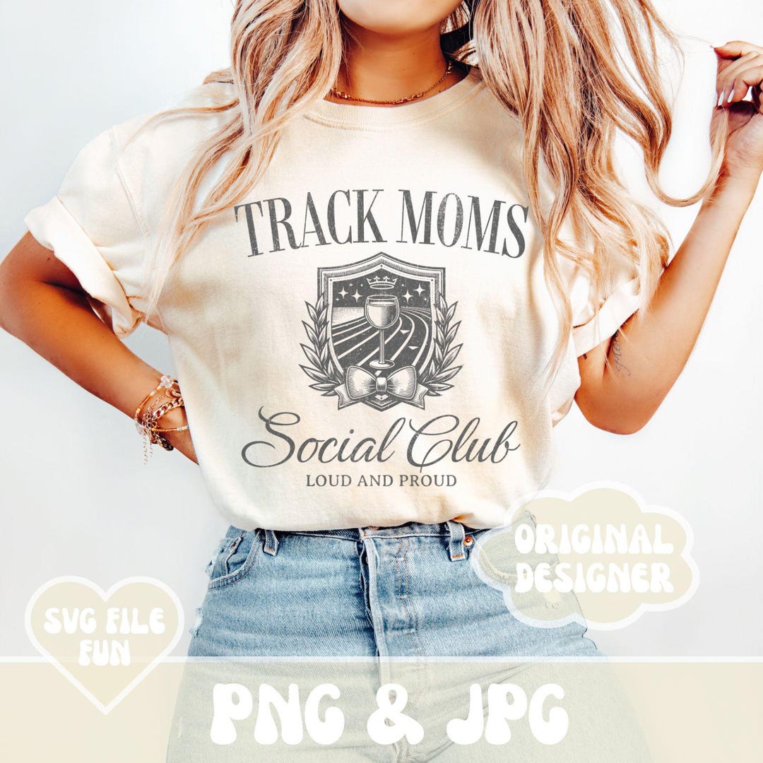 Track & Field PNG File, Track Mom PNG, Track Moms Social Club, Track ...