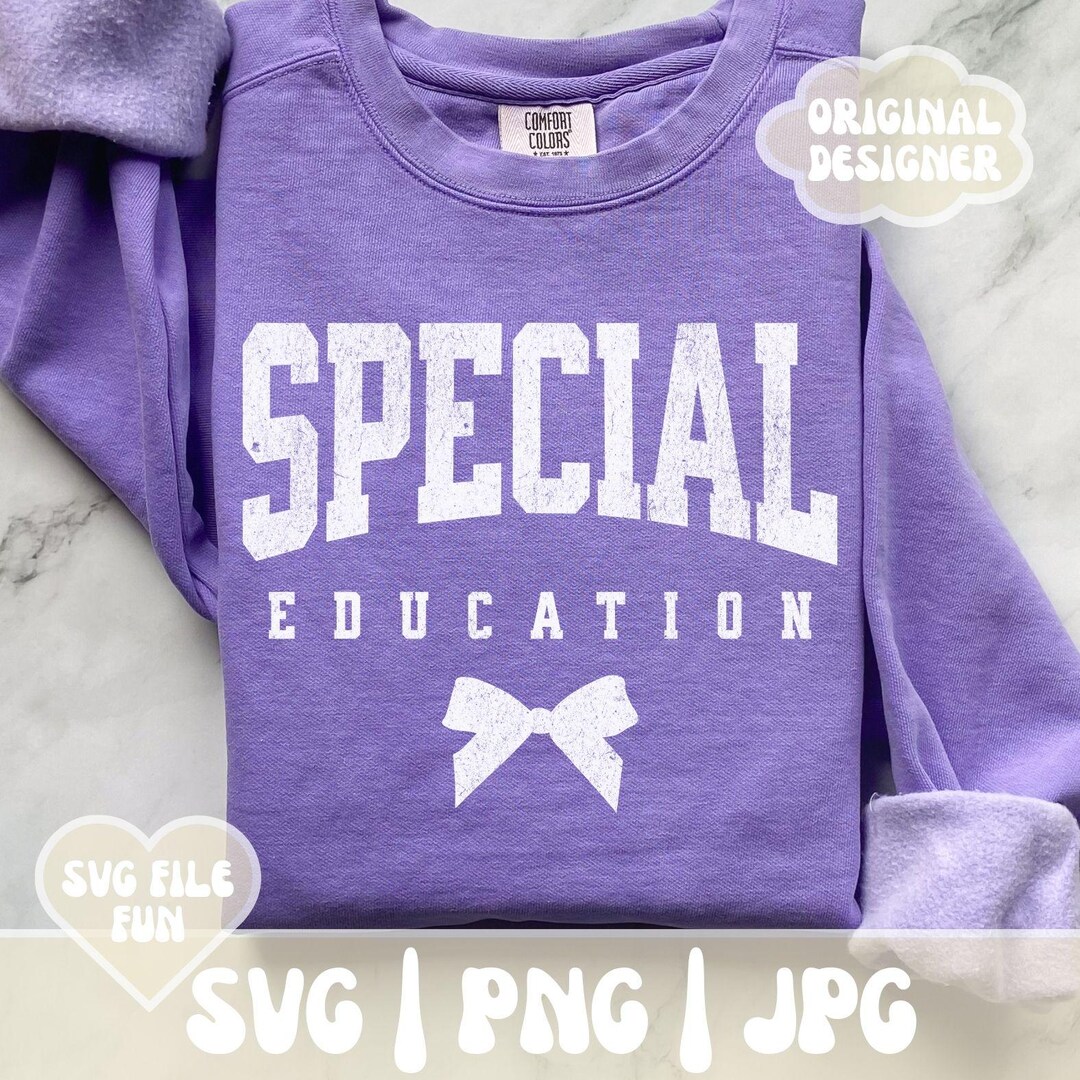 Special Education SVG, SPED Teacher SVG, Special Ed Png, Autism ...