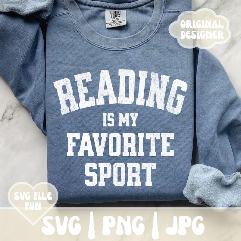 Reading Svg - Etsy