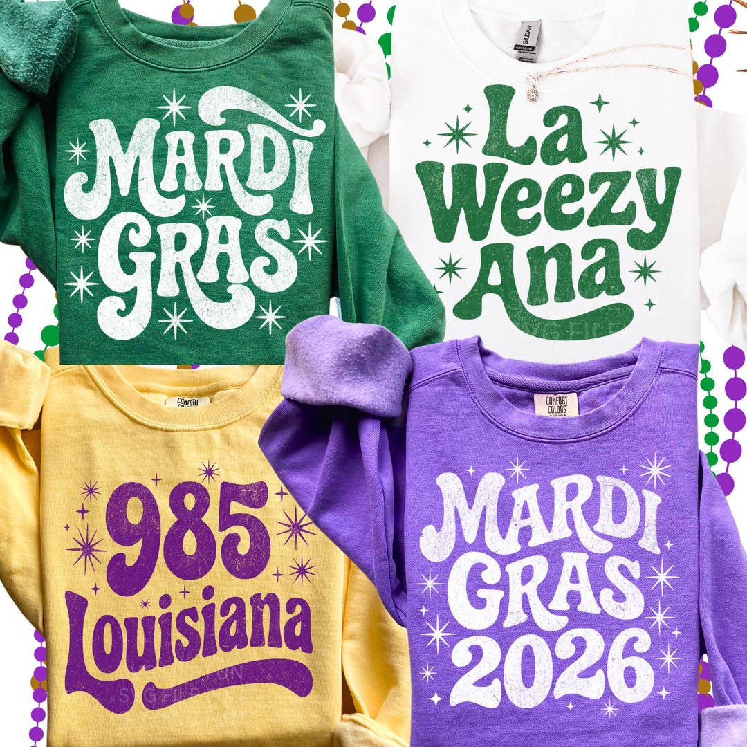 Mardi Gras SVG Bundle, 985 Mardi Gras PNG Files, Mardi Gras 2026 SVG ...