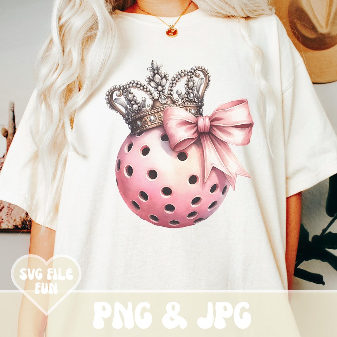 Coquette Pickleball PNG, Pink Pickleball Graphic, Girly Pickleball ...