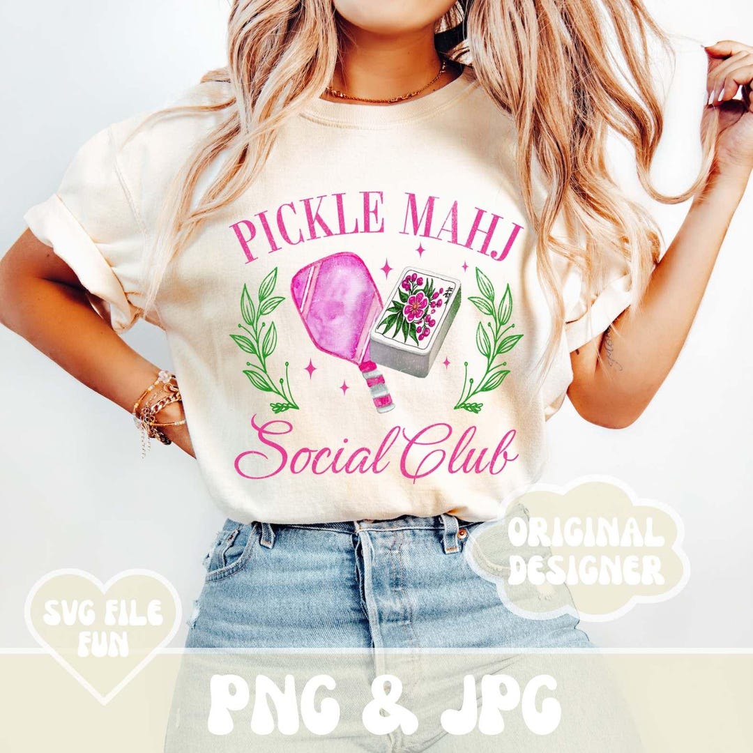 Pickleball PNG, Mahjong PNG, Mah Jong PNG, Pickle Mahj Social Club Png ...