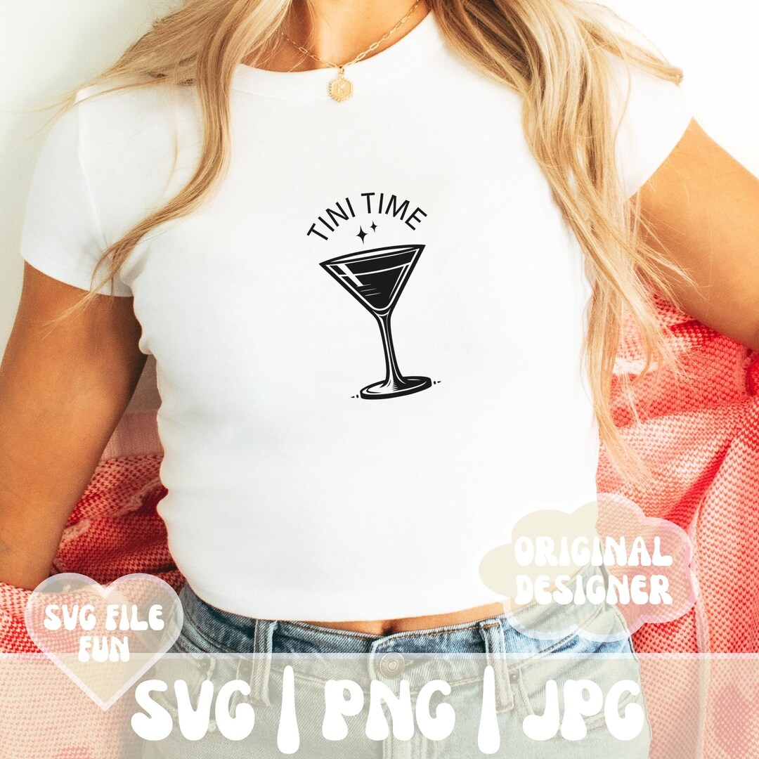 Tini Time SVG, Dirty Martini SVG, Cocktail Club Svg, Trending Png ...