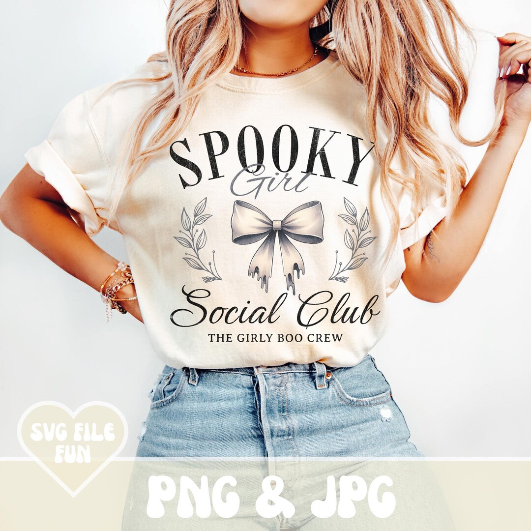Spooky Babe PNG, Spooky Season PNG, Trendy Halloween Png, Retro ...
