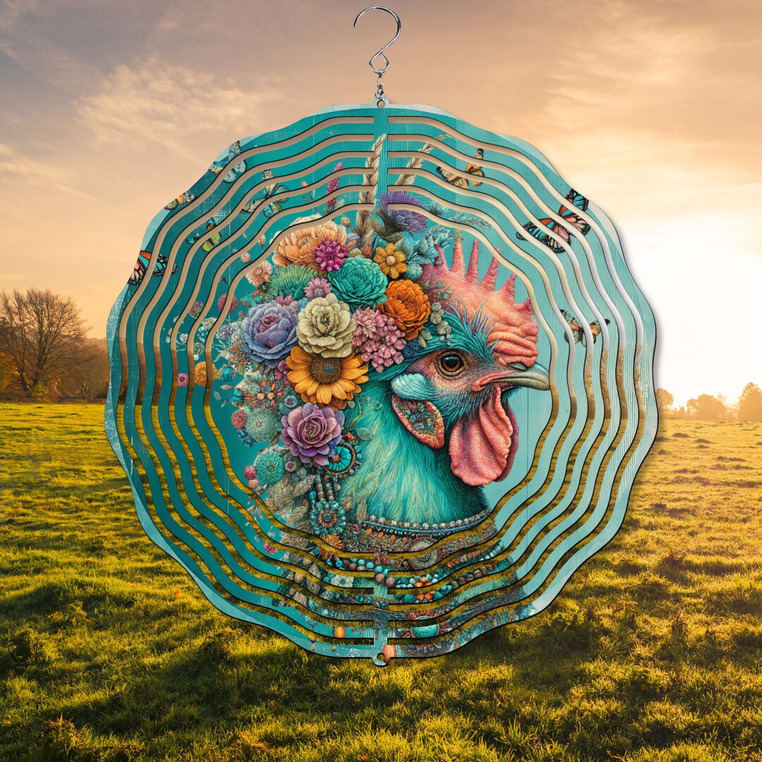 Chicken Wind Spinner Design, Wind Spinner Sublimation Designs ...