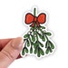Mistletoe Sticker, Christmas Sticker, Christmas Stickers, Christmas ...