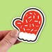 Mitten Cookie Sticker, Christmas Sticker, Christmas Stickers, Christmas ...